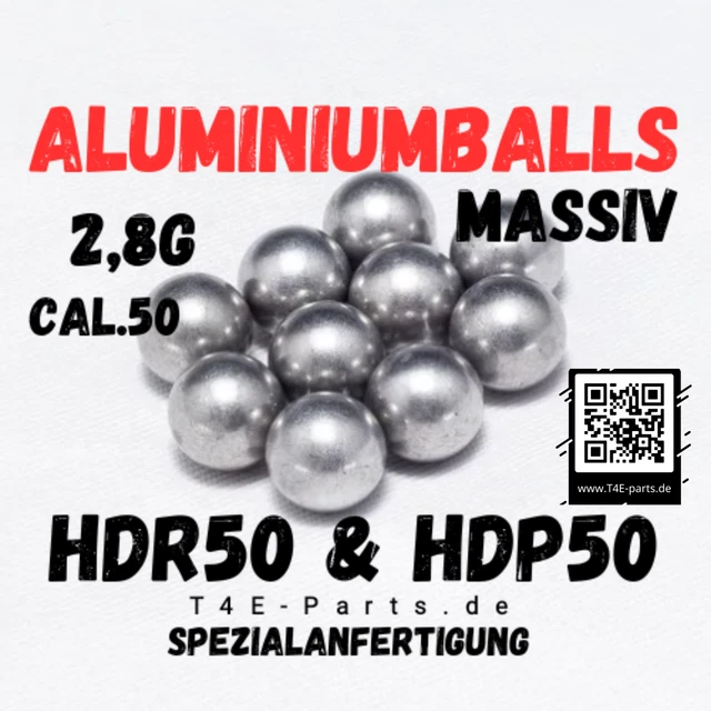 💥10X ALUMINIUMBALLS HDR50 | HDP50 | TR50 T4E Cal. 50. EUR 10,90 ...