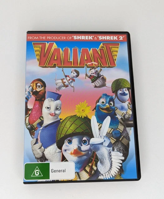 VALIANT (DVD, 2005) Cartoon Movie Children Kids Region 4 $7.99 ...