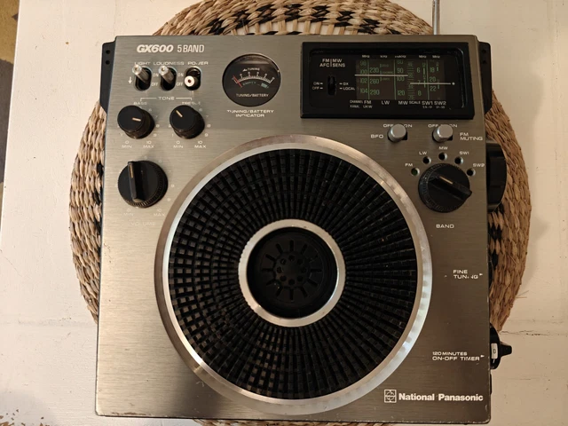NATIONAL PANASONIC GX600 RF-1150LBE 5 Band Portable Radio £40.00 ...