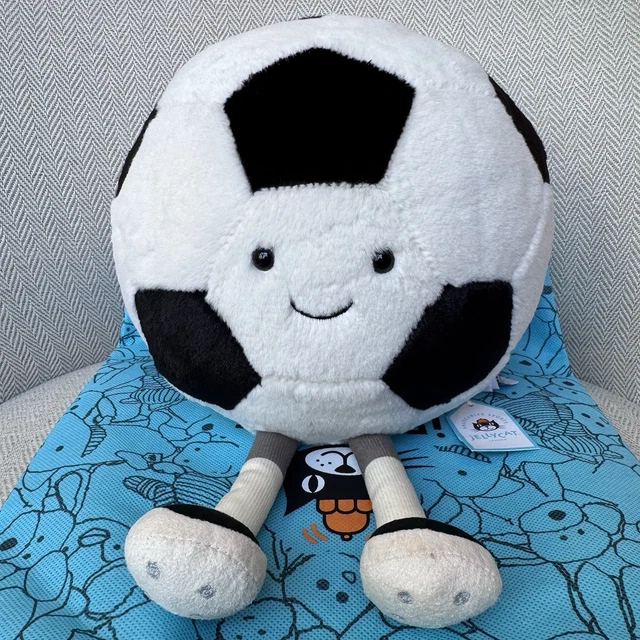 JELLYCAT AMUSEABLES SPORTS Soccer Ball 21cm Soft Toy BNWT With Dust ...