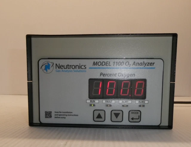 NTRON NEUTRONICS 1100 O2 Oxygen Digital Gas Analyzer $299.99 - PicClick