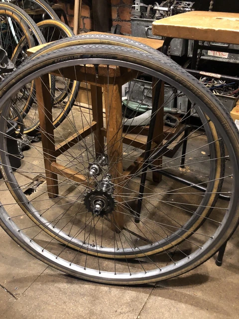 VINTAGE BICYCLE WHEELS Weinmann Rims Airlite Hubs Flip Flop Hub £150.00 ...