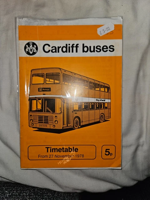 CARDIFF PUBLIC BUS Transport Timetable Booklet B2CD 13 EUR 5,84 ...