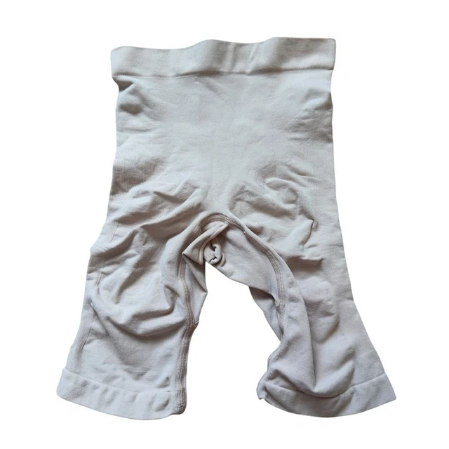 SKIMS HIGH WAISTED Mid Thigh Sculpting Shorts Beige Nude S/M Shapewear ...