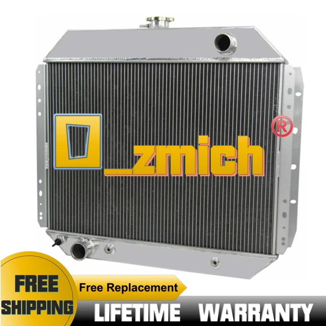 3 ROW ALUMINUM Radiator For 1966-79 Ford F100 F150 F250 F350 Bronco ...