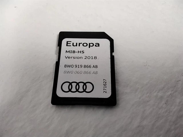 AUDI SATELLITE NAVIGATION Sd Data Card Genuine Item Pn# 8W0 919 866 Ab ...