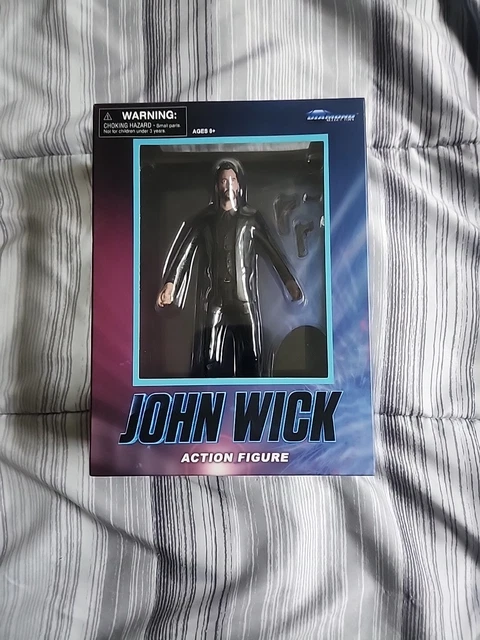 FIGURINE ARTICULÉE DIAMOND Select JOHN WICK Keanu Reeves 7 pouces ...