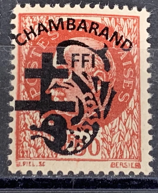LOCAL FRANCE 1945 Liberation overprint Chambarand MNH £2.49 - PicClick UK