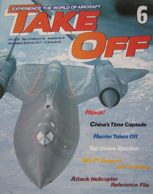TAKE OFF MAGAZINE Issue 6, SR-71 Blackbird £3.99 - PicClick UK
