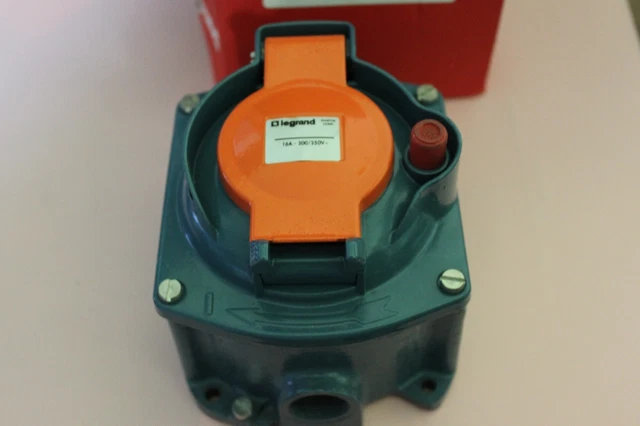 LEGRAND SOCKET 16A 230V 2P&E Metal Surface Switch Socket IP65 Martin ...