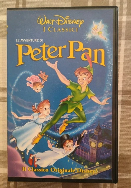 LE AVVENTURE DI Peter Pan Vhs Vintage Walt Disney Raro Febbraio 1993 ...