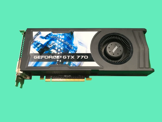 MSI NVIDIA GEFORCE GTX 770 Graphics Card (N770-2GD5/OC) GDDR5 2GB, Used ...