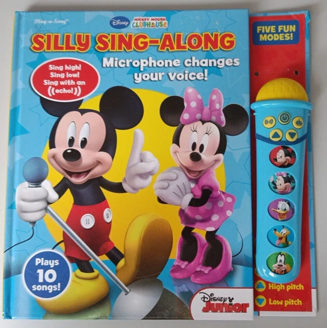 MICKEY MOUSE CLUBHOUSE Microphone Changes Your Voice - Silly Sing Along ...