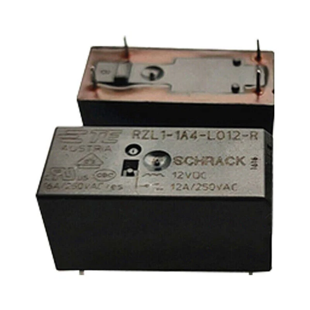 1PCE RZL1-1A4-L012-R 12VDC Power Relay 12A 250VAC 4Pins #A6-4 EUR 6,26 ...