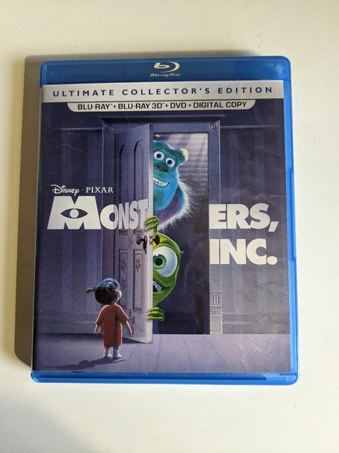 MONSTERS, INC. (BLU-RAY/DVD, 2013, 5-Disc Set, Includes Digital Copy 3D ...