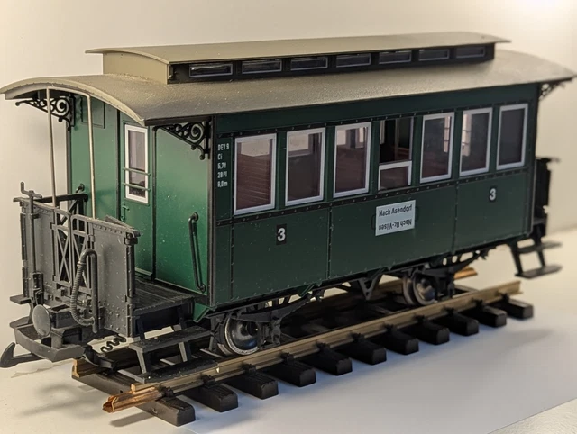 LGB 3020 G Scale DEV Passenger Coach - Rusty Wheels £65.00 - PicClick UK