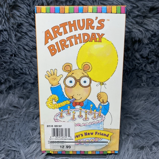 ARTHUR‘S BIRTHDAY PLUS Buster‘s New Friend VHS Tape 1999 Random House ...