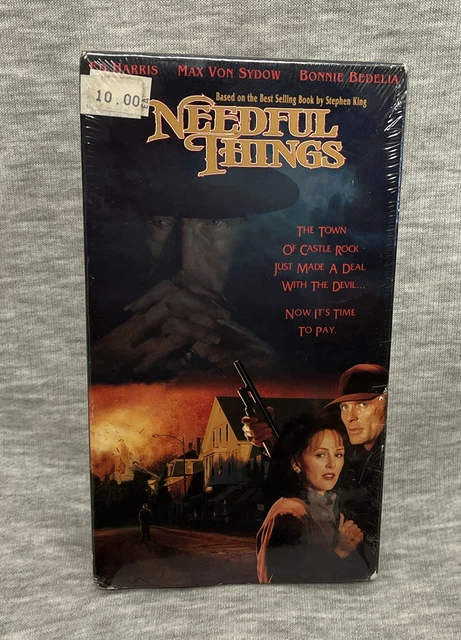 NEEDFUL THINGS VHS Tape Ed Harris Stephen King Horror - Factory SEALED ...
