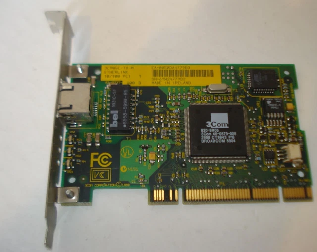 LOT DE 6 Cartes Réseau Modem Peabird/3Com/Realtek/Elsamicrolink. EUR 33 ...