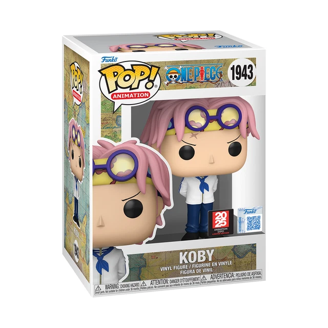 FUNKO POP ANIMATIONS One Piece Koby 1943 figure - Luffy £15.24 ...