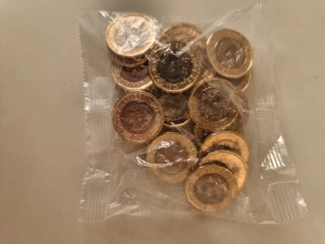 KING CHARLES III 2025 £1 Bee Design Sealed Bag Of 20 Coins Uncirculated ...
