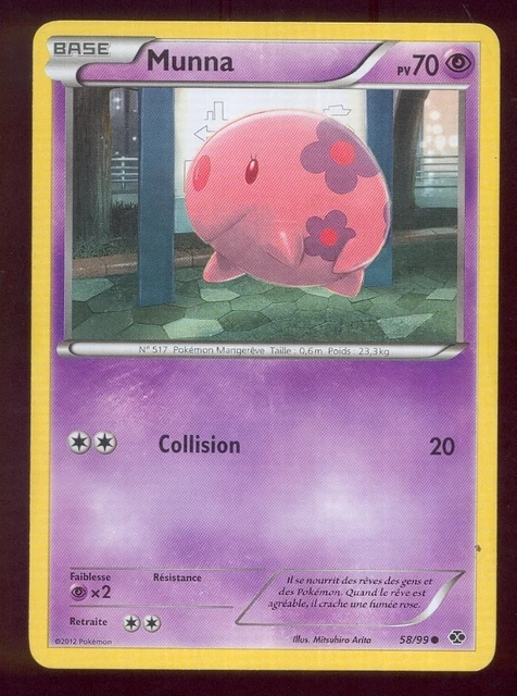 POKÉMON NR. 58/99 - Munna - PV70 (715 EUR 9,16 - PicClick DE