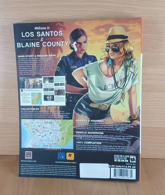 GRAND THEFT AUTO V Five Brady Games Signature Series Guide Walk Through ...