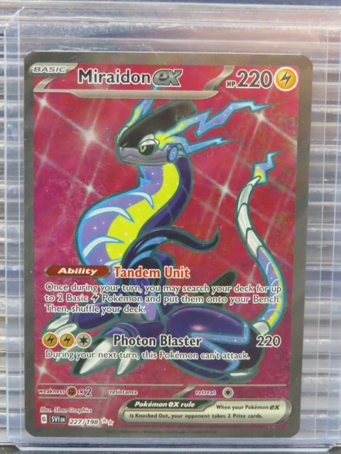 2023 POKEMON SCARLET & Violet Miraidon EX Ultra Rare #227/198 $4.25 ...