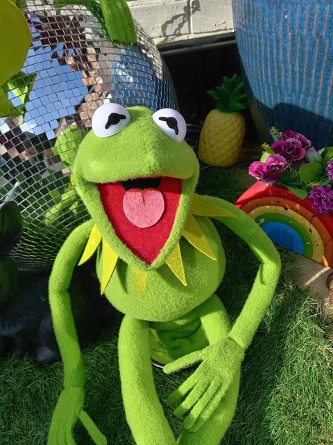 MUPPET PUPPET KERMIT the frog replica puppet jim henson hand puppet ...