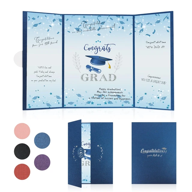 GRADUATION GUEST BOOK 2025 Blue Graduation Decorations Class of 2025 ...