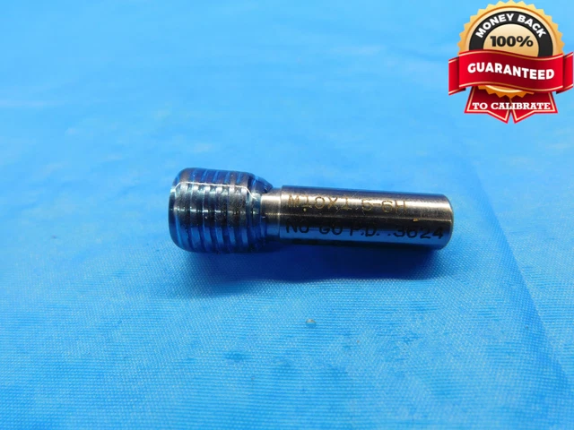 M10 X 1.5 6H Metric Thread Plug Gage 10 No Go Only P.d. = .3624 ...