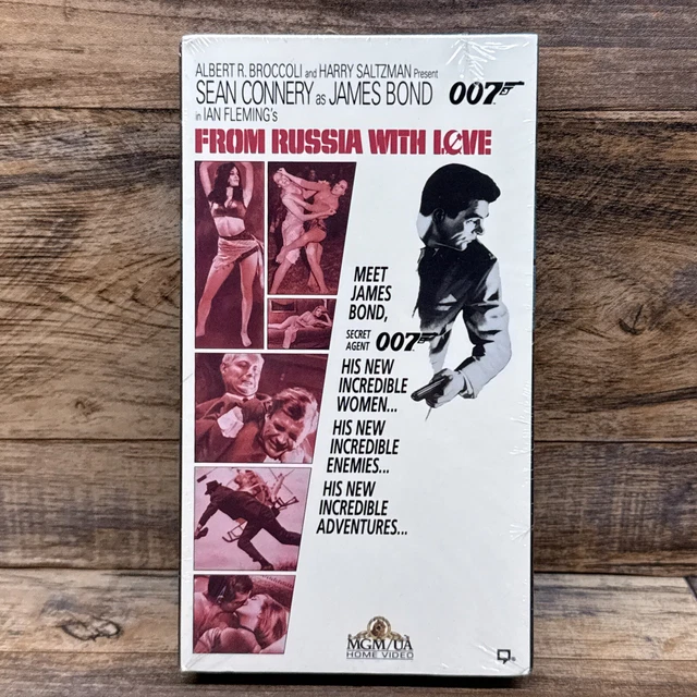 FROM RUSSIA WITH Love 007 (VHS, 1993) Sean Connery James Bond $9.95 ...