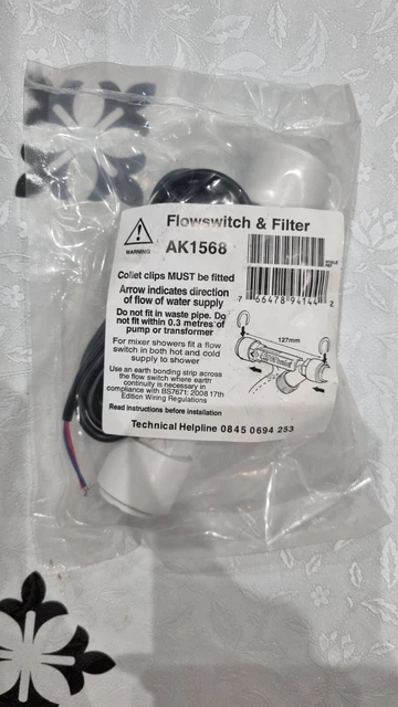 NEW WHALE FLOW Switch Flowswitch Kit and Filter AK1568 £25.00 - PicClick UK