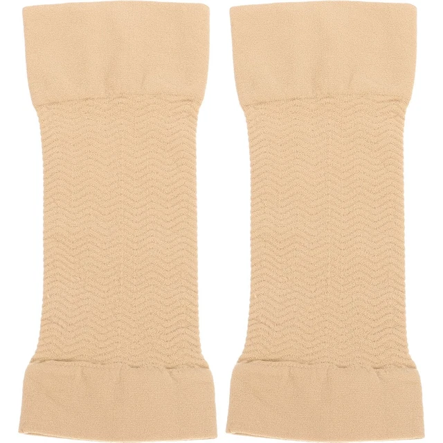 PAIR ACRYLIC FIBER Compression Arm Sleeves Slimming Shaper Sleeve for ...