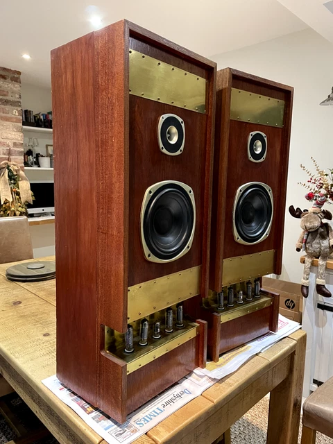 ONE PAIR HANDMADE Floor Standing Speakers VALVES/TUBES/TANNOY £100.00 ...