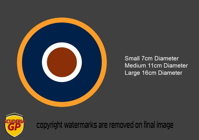 AIR FORCE ROUNDEL Stickers RAF USAF Luftwaffe FAF - Scuderia GP £5.00 ...