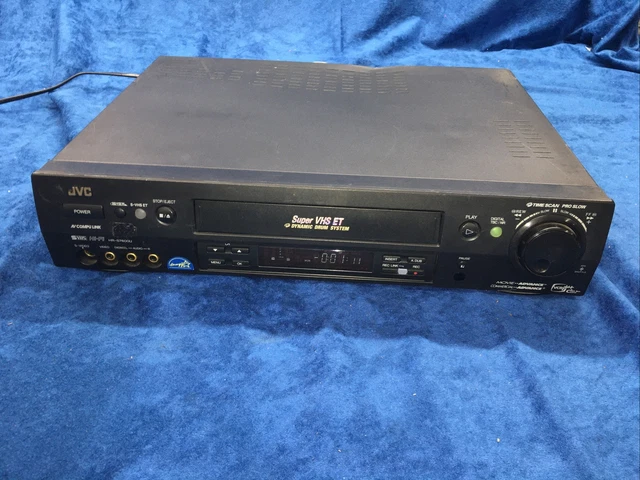 JVC HR-S7600U SUPER Vhs S-Vhs Svhs Et Vcr Video Cassette Recorder /No ...