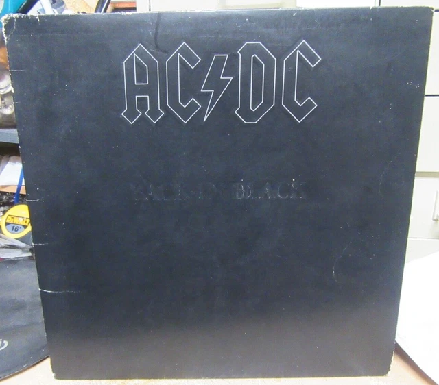 AC/DC RECORD &BACK In Black" With Innersleeve 1980 Atlantic (Sd 16018 ...