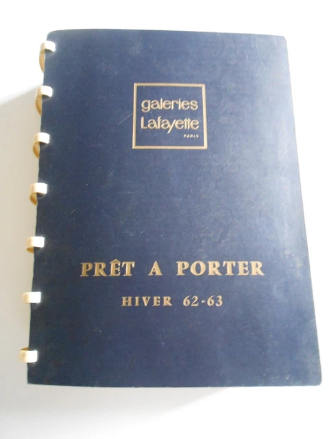 ANCIEN CATALOGUE GALERIES Lafayette Paris Pret A Porter Hiver 1962 / ...