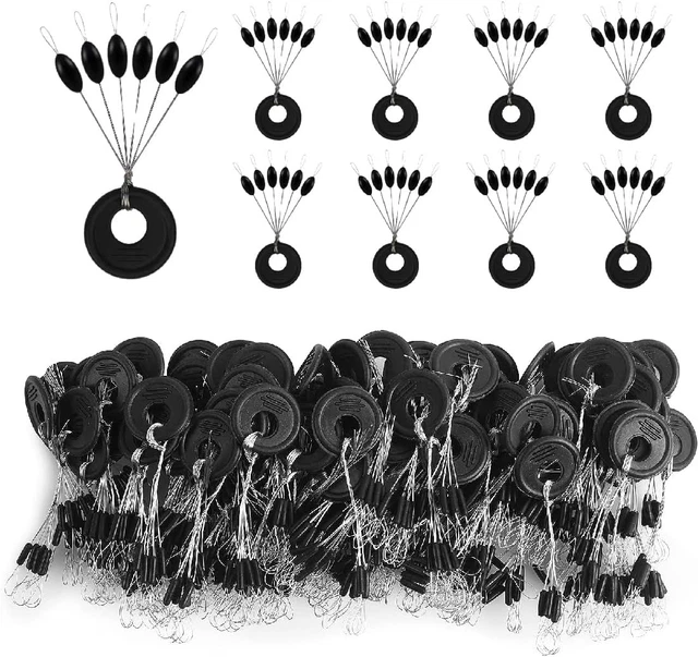 600 GUMMI ANGELN Bobber Stopper - Gummistopper Schnurstopper Angeln - 6-in-1 Gum EUR 19,99 ...