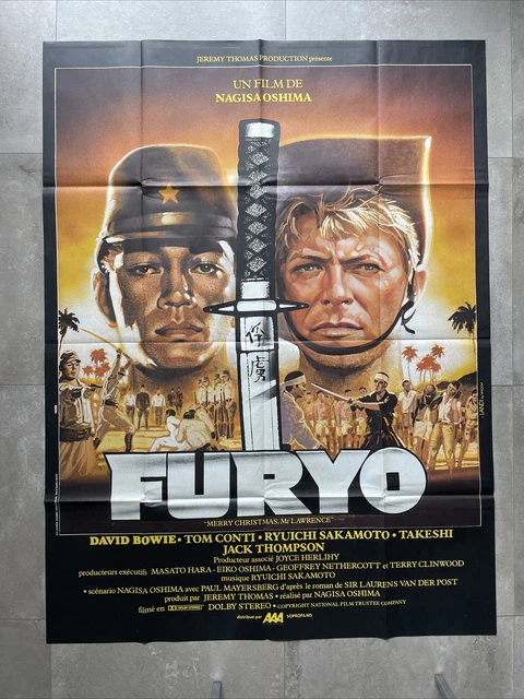 AFFICHE FURYO - NAGISA OSHIMA - DAVID BOWIE - 120x160cm 1982 EUR 60,00 ...