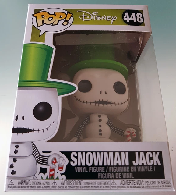 SNOWMAN JACK SKELLINGTON Nightmare Before Christmas Funko Pop Figure ...