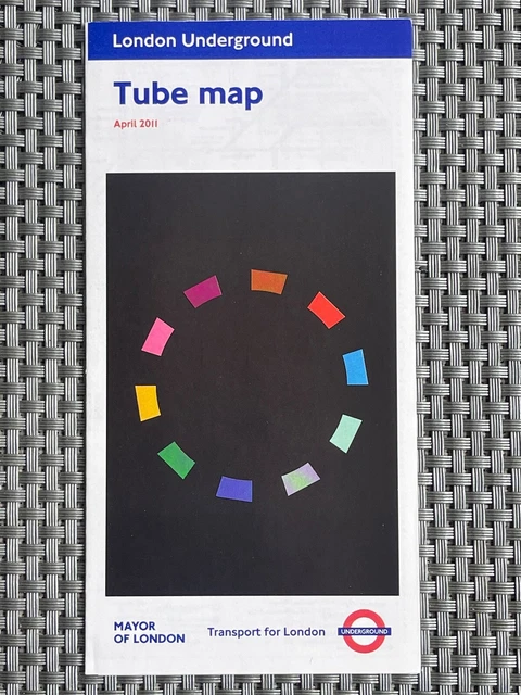 LONDON UNDERGROUND TUBE Map April 2011 Eva Rothschild £4.00 - PicClick UK