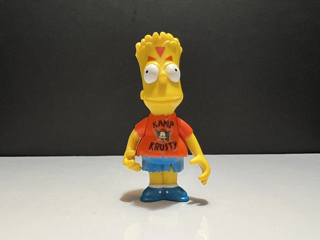 PLAYMATES THE SIMPSONS World of Springfield Kamp Krusty Bart Simpson ...