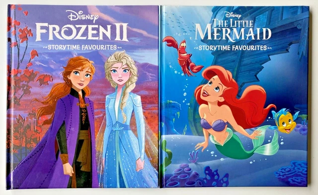 FROZEN II 2 The Little Mermaid Disney Storytime Favourites Movie Book ...