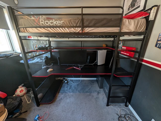 XROCKER X ROCKER Gaming Bed High Desk £100.00 - PicClick UK