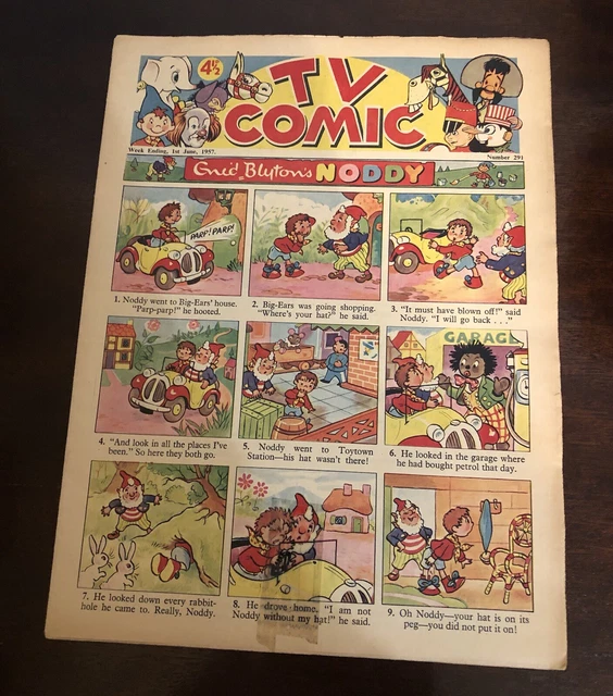 TV COMIC MAGAZINE June 1st 1957 issue no. 291. See photos for condition. £10.07 - PicClick UK