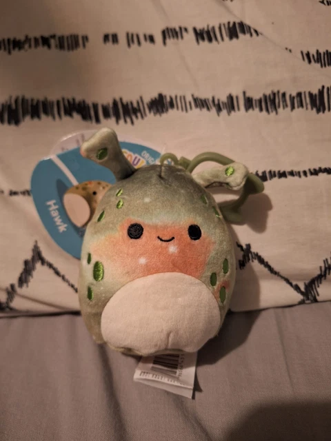 SQUISHMALLOWS HAWK THE Alien Plushie Clip On Bag Charm Soft Plush Toy £ ...