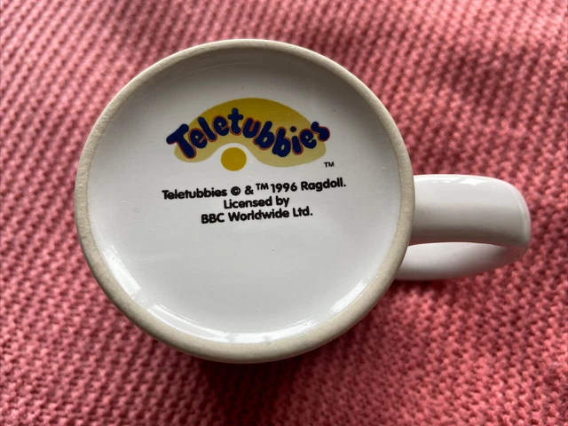 TELETUBBIES LA LA Small Coffee Tea Mug Vintage 1996 BBC £5.00 - PicClick UK