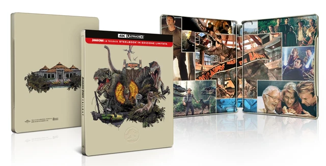 JURASSIC PARK TRILOGY 3 4K UHD) (4K UHD Blu-ray) Jeff Goldblum (UK ...